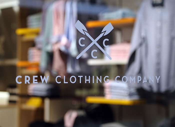 Crew Clothing Logo Crew Clothing Long Sleeve Linen Blend Shirt